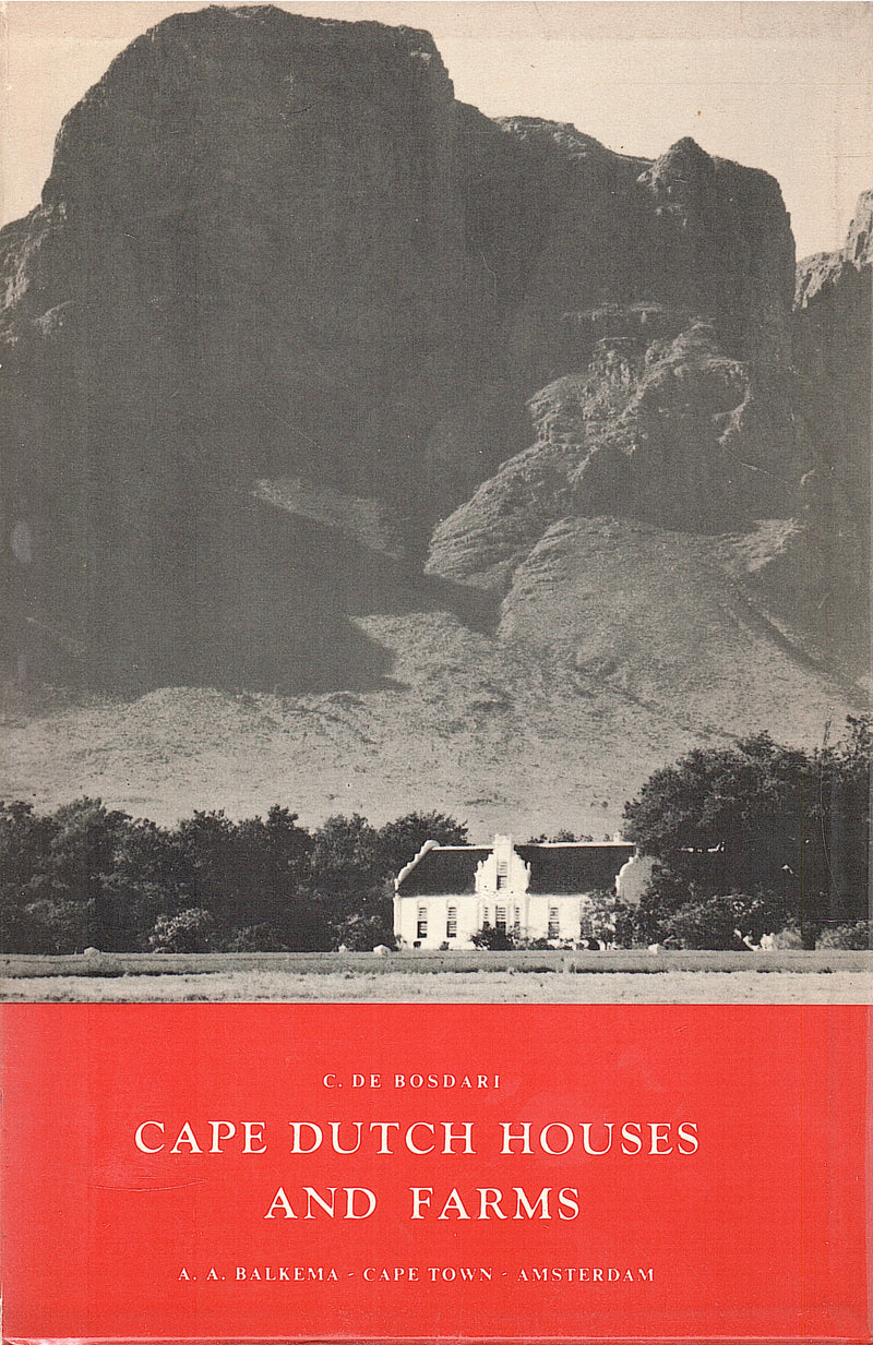 CAPE DUTCH HOUSES AND FARMS – Clarke's Bookshop
